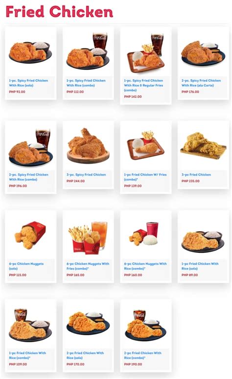 WENDYS Menu With Updated Prices Philippines