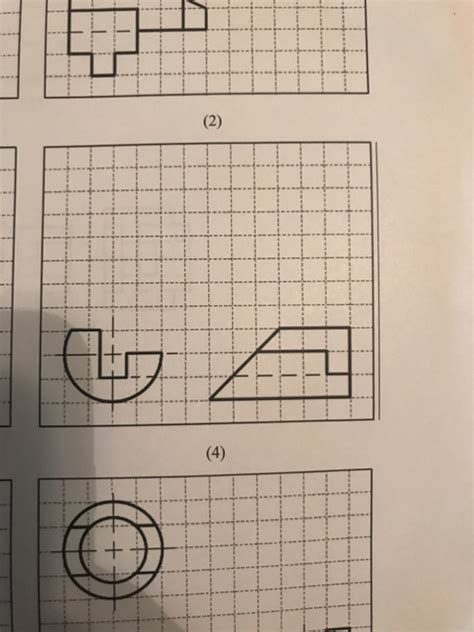 Solved Name Worksheet Orthographic Projections II Date Chegg