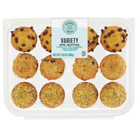 Bakery Fresh Variety Pack Mini Muffins 12 Ct 118 Oz Kroger