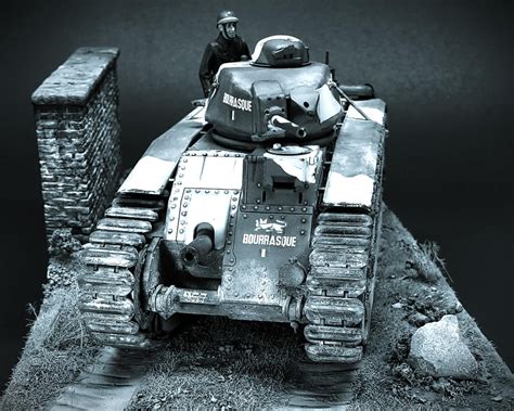 Char B1 Bis 1 35 Tamiya France Imodeler