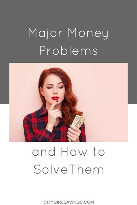 Major Money Problems And How To Solve Them Artofit