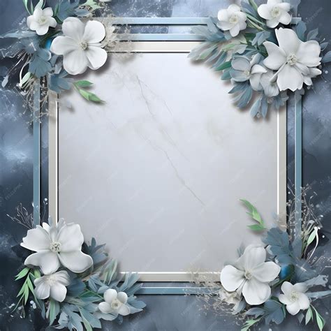 Premium Photo Luxury Green White Marble Background With Golden Frame