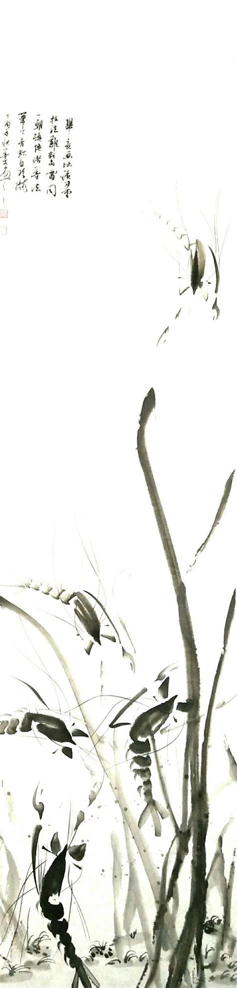 齊白石畫蝦我蝦畫 每日頭條