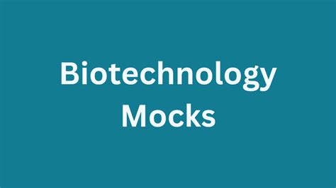 Gate Biotechnology Mocks