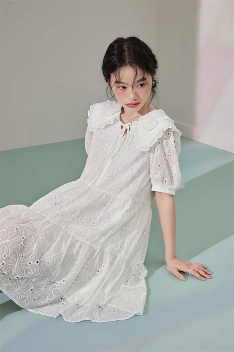 쿠오세 베이비돌 퍼프 슬리브 드레스 위시버킷