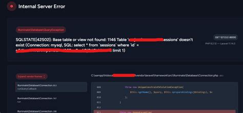 Error In MySQL SQLSTATE S Base Table Or View Not Found XOps Tutorials