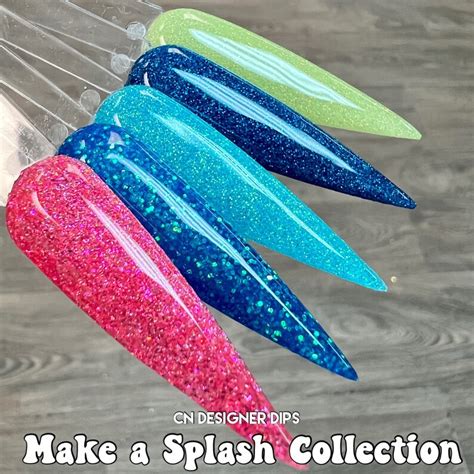 Make A Splash Collection Dip Powder Nail Dip Powder Dip Etsy