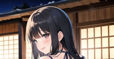 Pixivglow2024 温泉スクール水着と作画崩壊 日向あすかのイラスト Pixiv