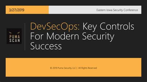 Devsecops Key Controls To Modern Security Success Ppt