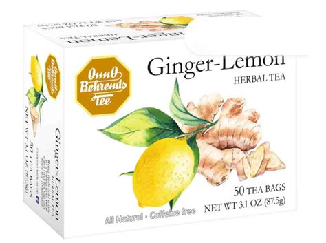 Onno Behrends Tee Ginger Lemon Tea One Stop German Shop
