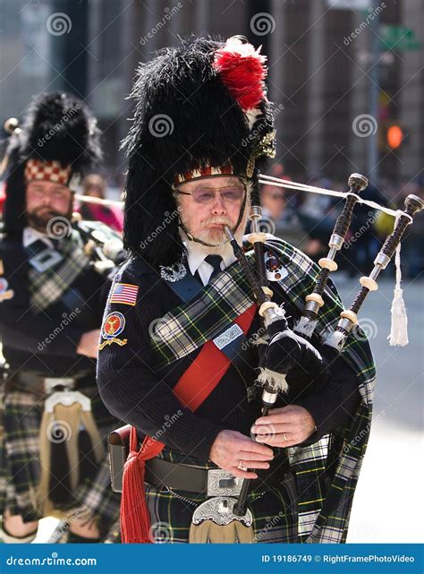Scottish Piper Editorial Stock Image Image Of Drones 19186749