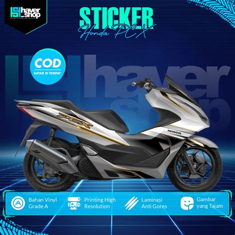 Jual Stiker Motor Honda Pcx 160 Haver Shop Custom Sticker Decal Full