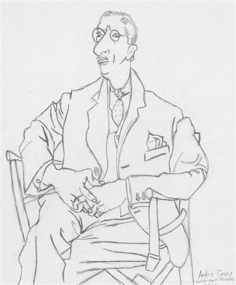 Exercise Upside Down Drawing Of Igor Stravinsky By Onduhray On Deviantart