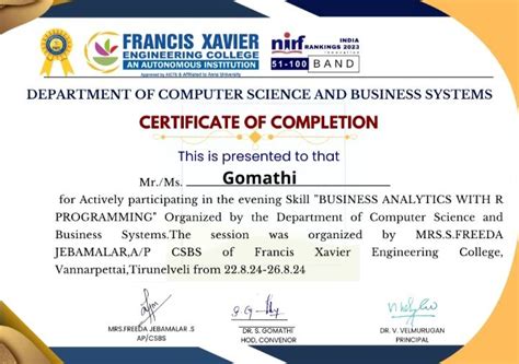 Gomathi M On Linkedin Businessanalytics Rprogramming Datascience Continuouslearning