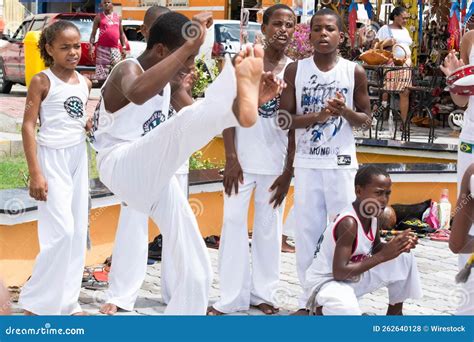 Group Of People Playing Capoeira In A City Square Editorial Stock Photo Image Of Adult Bahia