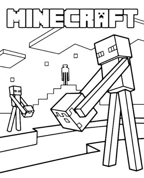 Pin On Minecraft Ausmalbilder