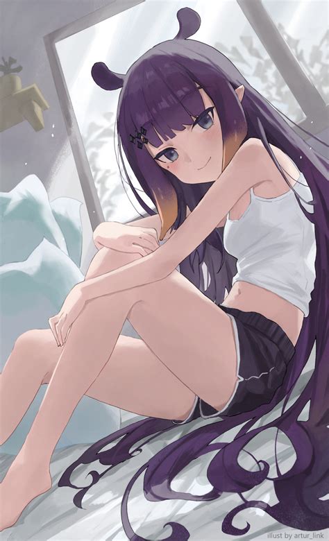 Artur Link Ninomae Inanis Hololive Hololive English Absurdres