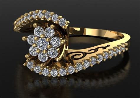 Ladies Daimond Ring Diamond Jewelry Set Diamond Rings Design Gold Thumb Rings