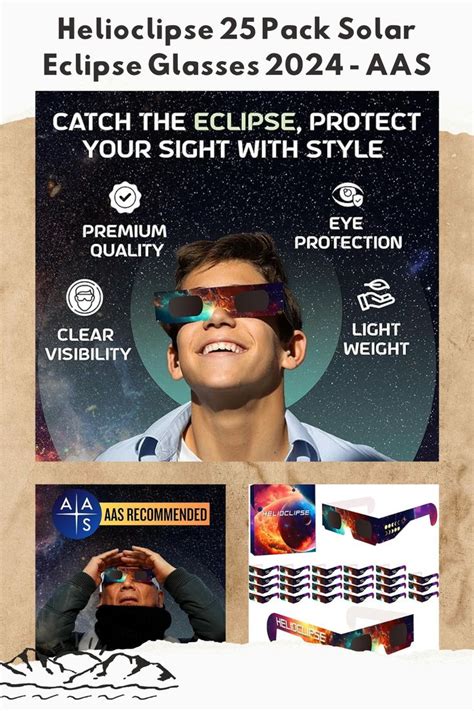 Solar Eclipse Glasses Aas Approved 2024 25 Pack Trusted For Direct Solar Eclipse Viewing