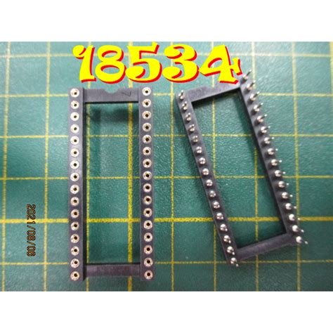 【全冠】ic Socket Ic插座ic腳座 Dip 32pin 600mil 圓孔『15個拍』編號 18534 蝦皮購物