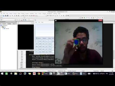 Moving The Mouse Using Color Detection OpenCV C YouTube