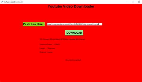 github kush3 14 youtube downloader youtube video downloader made
