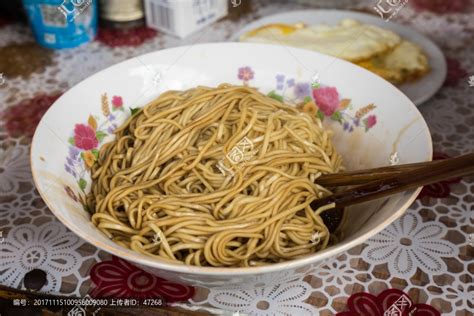 阳春面 中国菜系 食品餐饮 摄影 汇图网www huitu