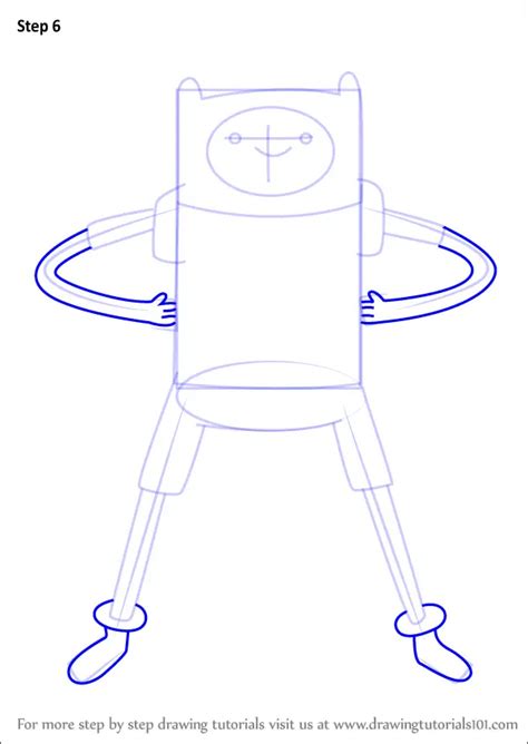 How To Draw Finn The Human From Adventure Time Adventure Time Step By Step