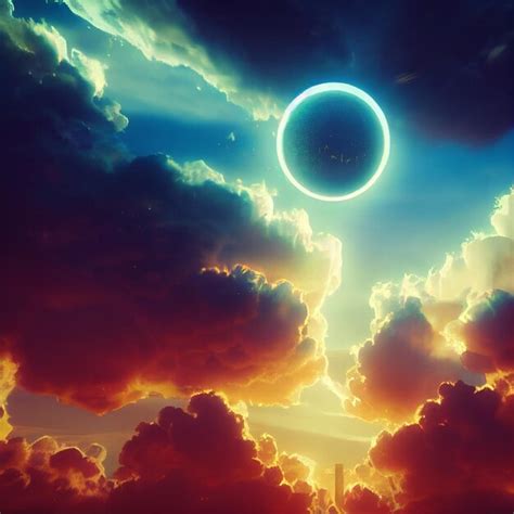 Premium Photo Bright And Beautiful Celestial Object A Portal To