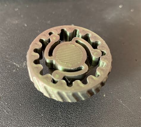 Print In Place Rotary Fidget Detent Knob With Detent Strength Options