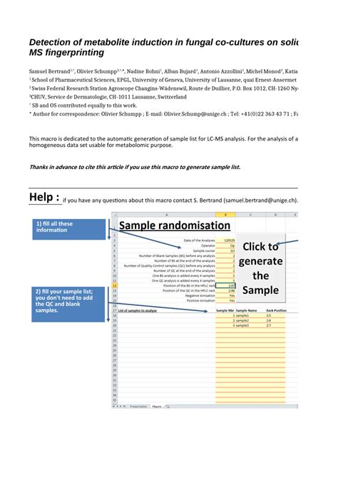 Pdf Lc Ms Sample List Randomising Excel Macro