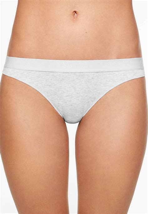 Oysho 3 Pack Logo Comfort Brazilian Briefs Whitevit