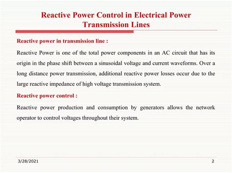 Introduction To Reactive Power Control In Electrical Power Pdf
