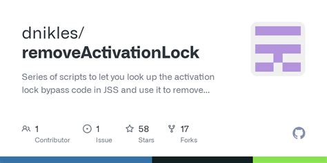 GitHub Dnikles RemoveActivationLock Series Of Scripts To Let You Look Up The Activation Lock