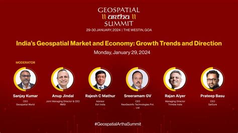 Geospatial Artha Summit Growth Trends And Direction Geospatial World