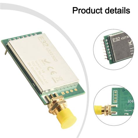 ⭐วาร์ส⭐สําหรับโมดูลความถี่วิทยุไร้สาย Lora โมดูลการสื่อสารสเปกตรัมกระจาย 8 กม Shopee Thailand