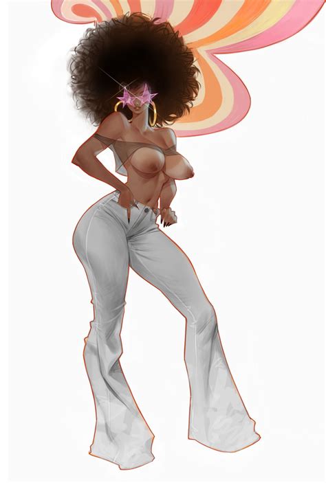 Rule 34 1girls Afro Breasts Brown Nipples Dark Skinned Female Dark