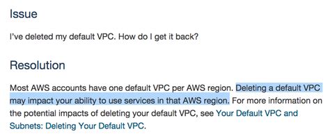 Can Aws Default Vpc Be Deleted Jackie Chens It Workshop