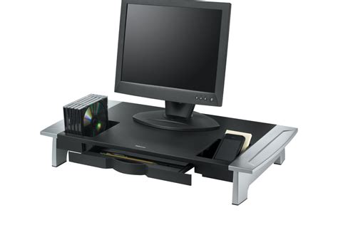 Подставка под монитор Premium Fellowes (Феллоуз) Office Suites черная ...