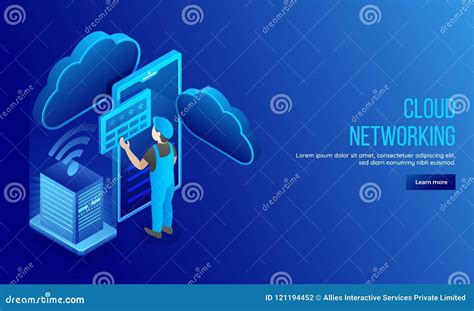 3d Illustration Of A Man Protecting His Data With Password For C Stock