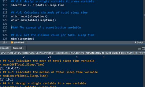 online course calculating descriptive statistics in r from coursera