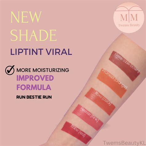Ready Stock Liptint Viral By Twems Beauty Formulated Like Lipmatte