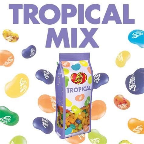 Jelly Belly Tropical Mix Jelly Beans Exotic Fruit Flavored Gourmet