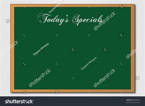 Vector Menu Chalkboard 57855856 Shutterstock