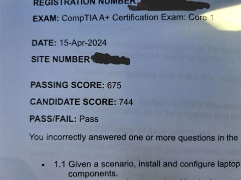 Danielle Davidson On Linkedin Ive Passed The Core 1 Of The Comptia A Exam 14 Comments