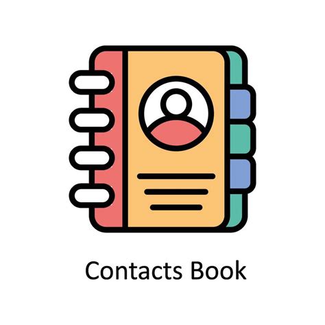 Contacts Book Vector Filled Outline Icon Style Illustration Eps 10 File 38467629 Vector Art At