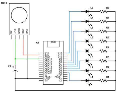 Analog Vu Meter Schematic
