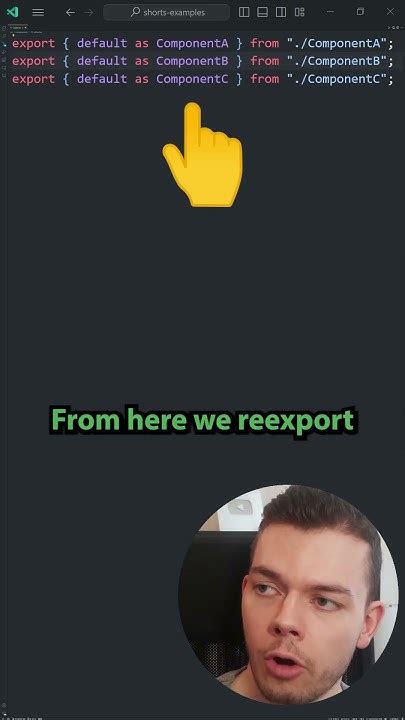 Reactjs Tip Re Export Components From Indextsx Barrel Exports Reactjs Reactjstutorial