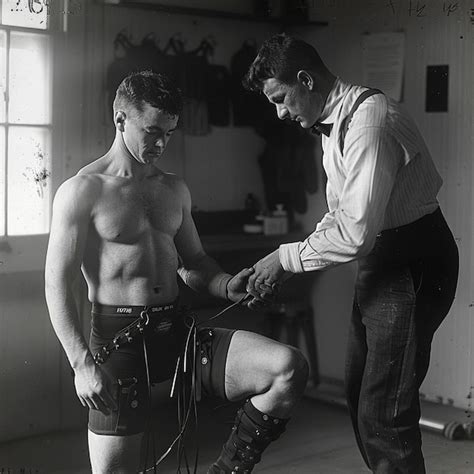 Premium Photo Trainer Demonstrating The Proper Fitting Of A Groin