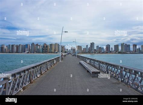 Fortaleza Modern City Skyline Beside The Beach Brazil South America